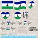 Lesotho Flag Bundle Svg Lesotho National Flag Lesotho Nation - Etsy