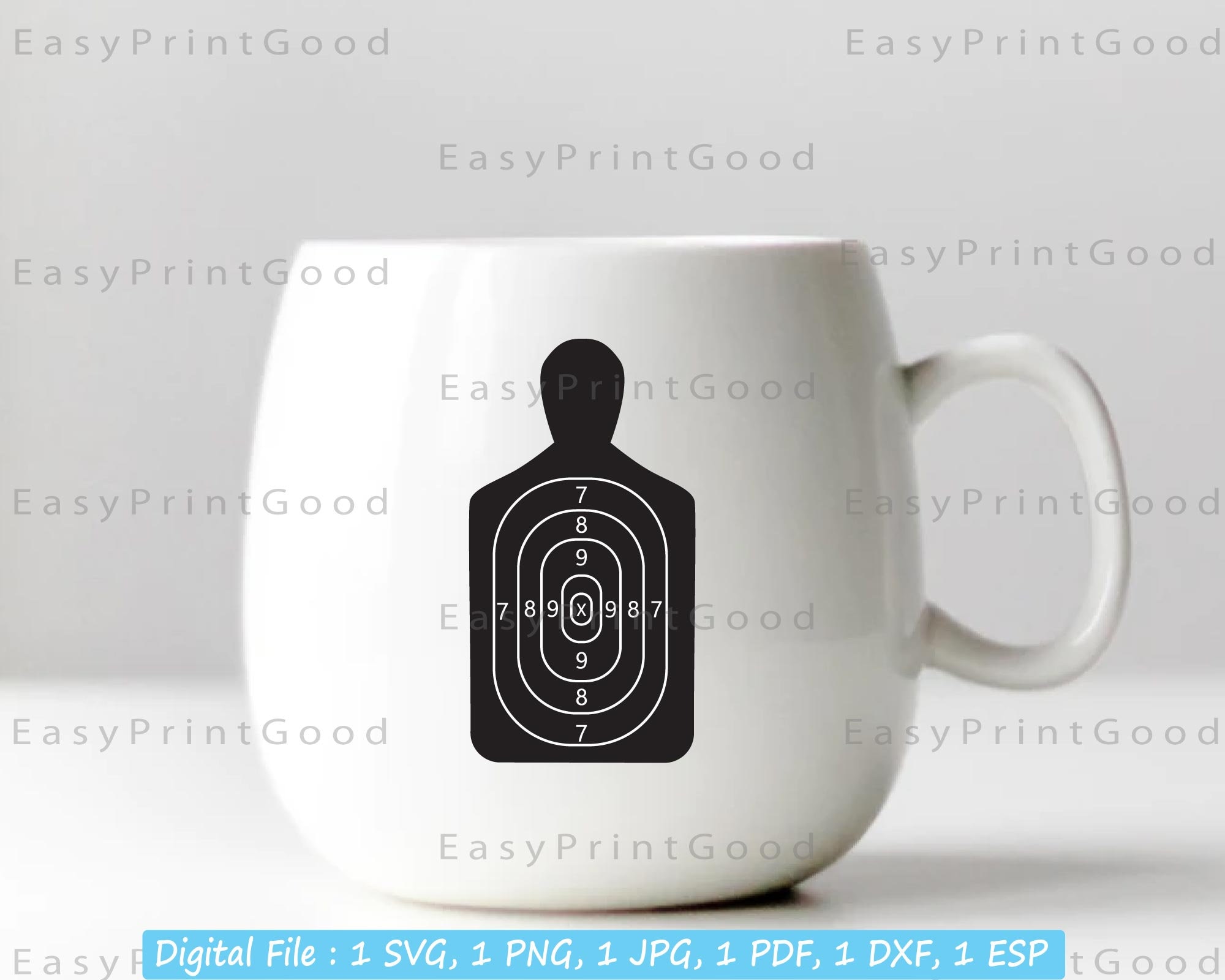 Shooting Target Svg Gun Target Clipart Schießen Range Ziel - Etsy.de
