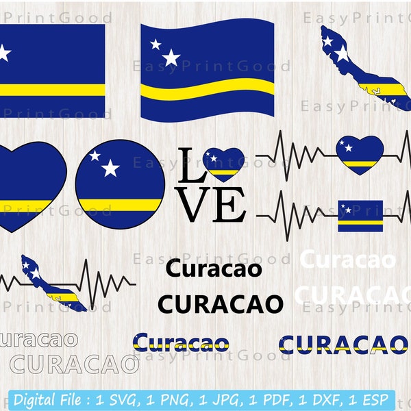 Curacao Digital Paper - Etsy