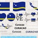Curacao Flag SVG Bundle: Caribbean Island Cut Files (digital Download ...