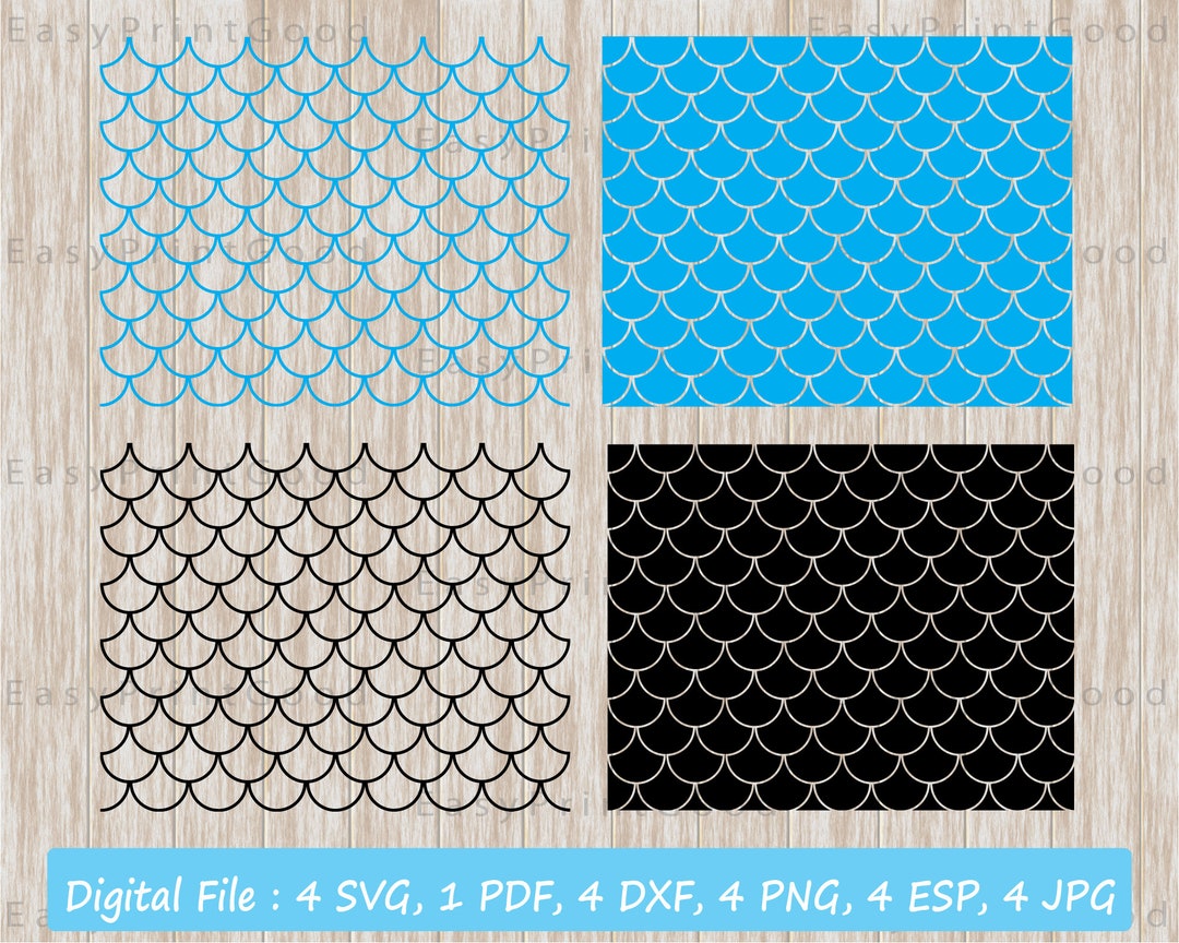 Seamless Mermaid Patterns Svg Seamless Mermaid Svg Seamless Mermaid ...