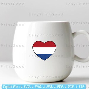 Netherlands Flag Svg Bundle, Netherlands National Flag, Holland Map ...