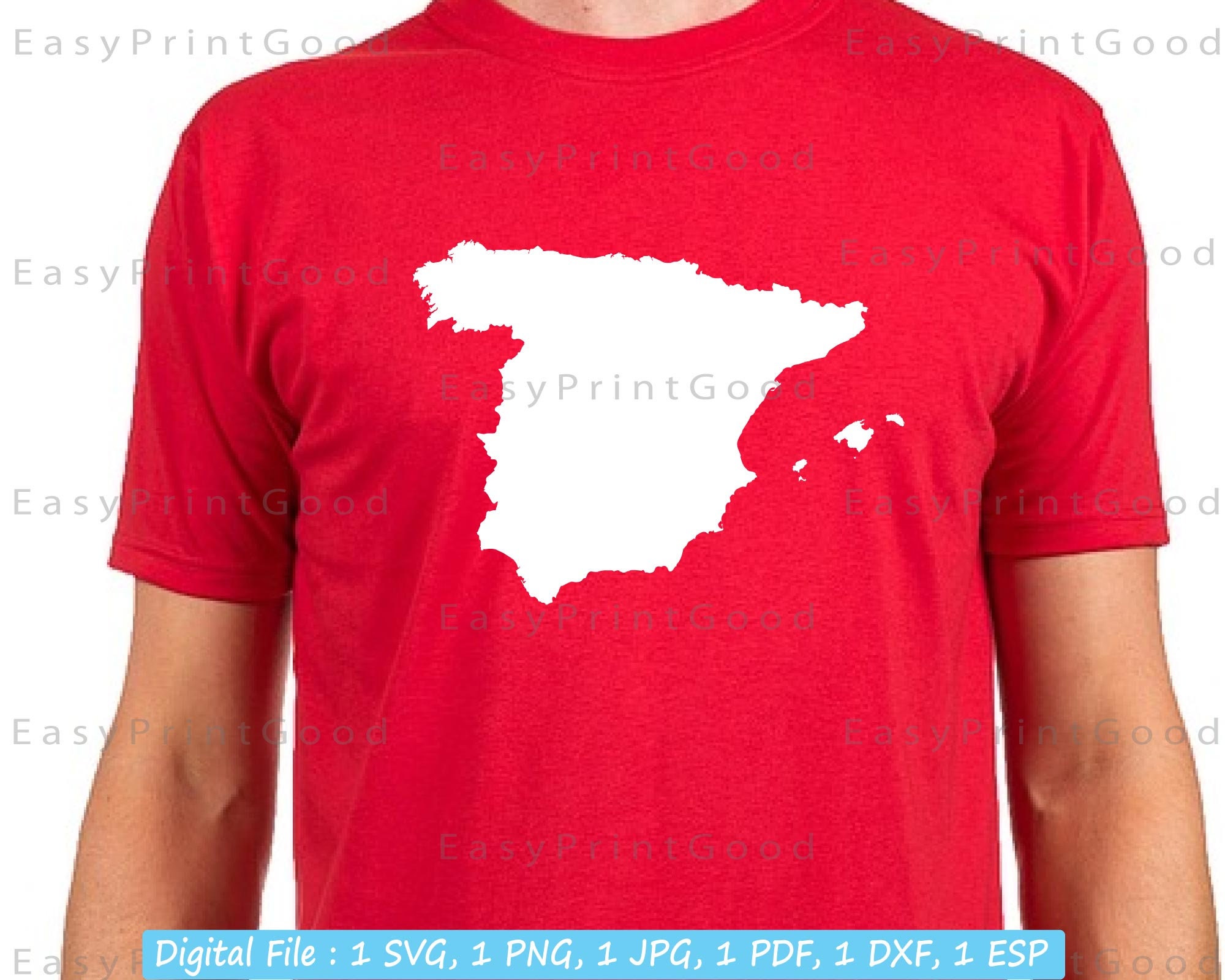 Spain Map SVG Bundle: Outline, Monogram Frame (digital Cut File) - Etsy