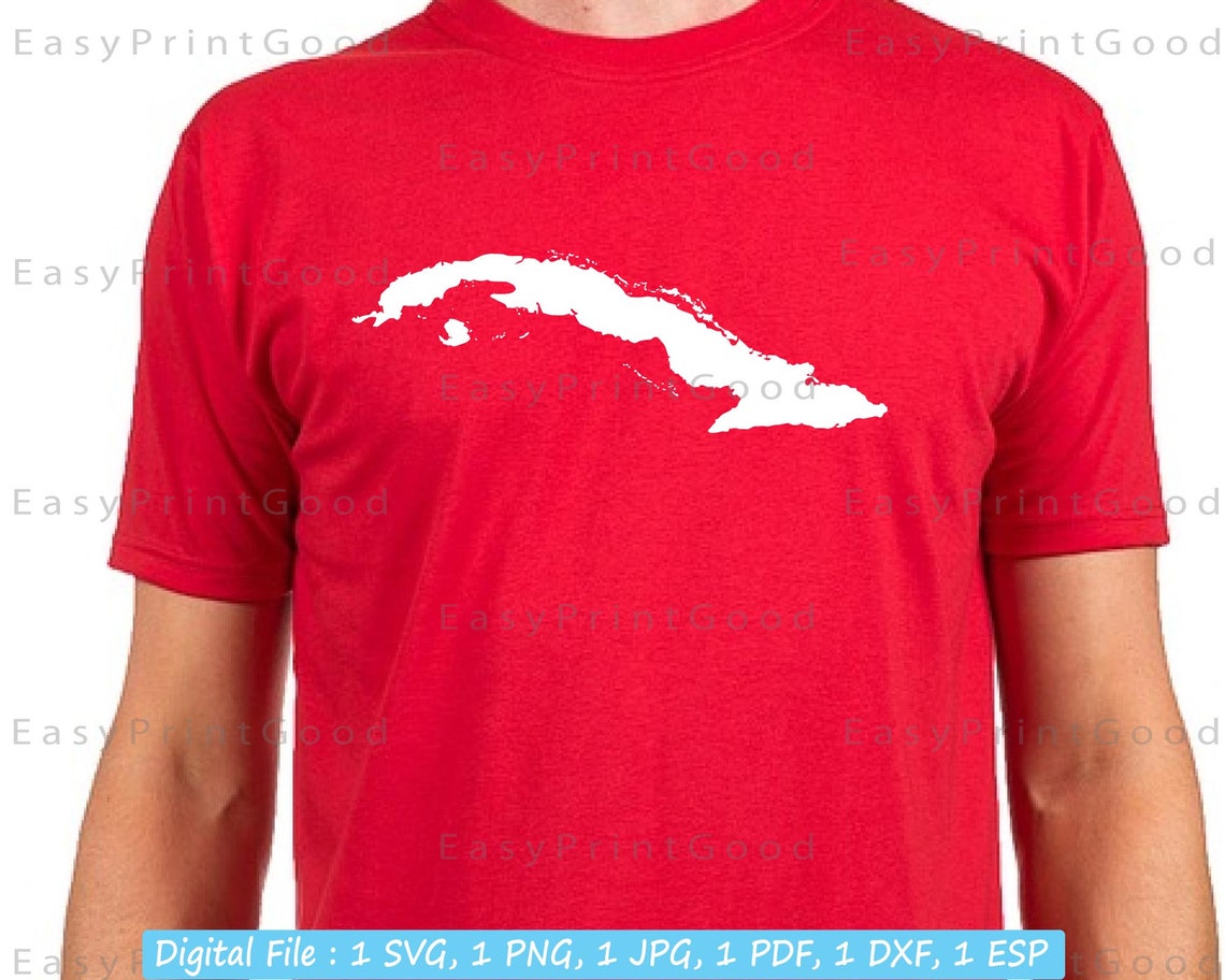Cuba Map SVG Bundle: State Outline, Flag, Monogram (cut File) - Etsy