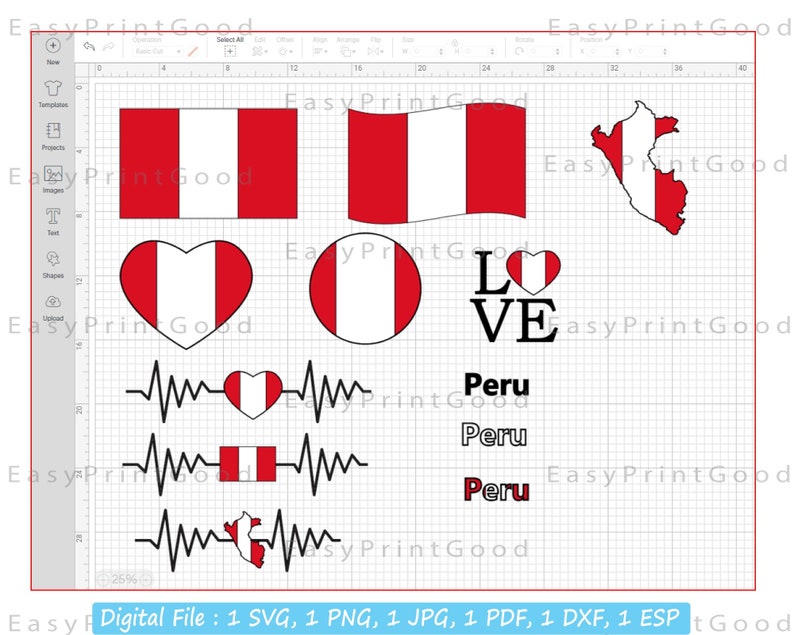 Peru Flag Svg Bundle Peru Flag Svg Peru Name Peru Text - Etsy