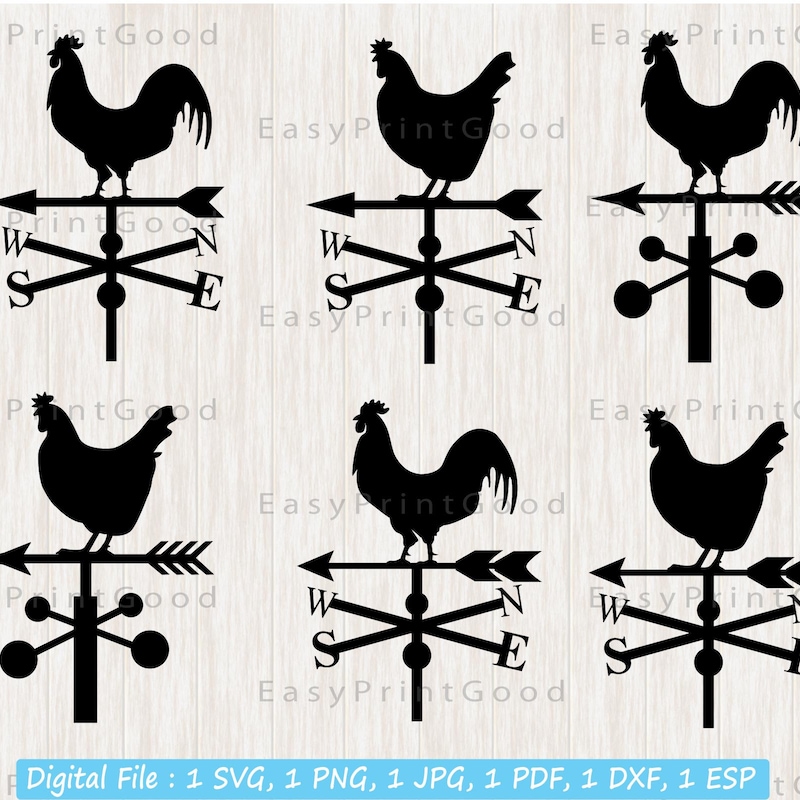 Rooster Weather Vane - Etsy