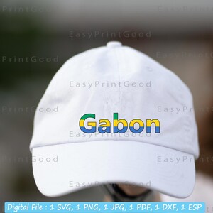 Gabon Flag Bundle Svg, Gabon National Flag Svg, Love Gabon, Waving ...