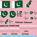 Pakistan Flag Svg Bundle, Pakistan National Flag, Love, Waving ...