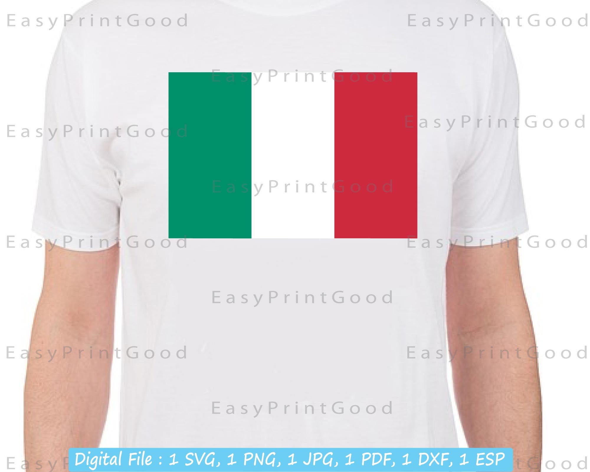 Italy Flag SVG Bundle: National Flag, Map, Heart (digital Download) - Etsy