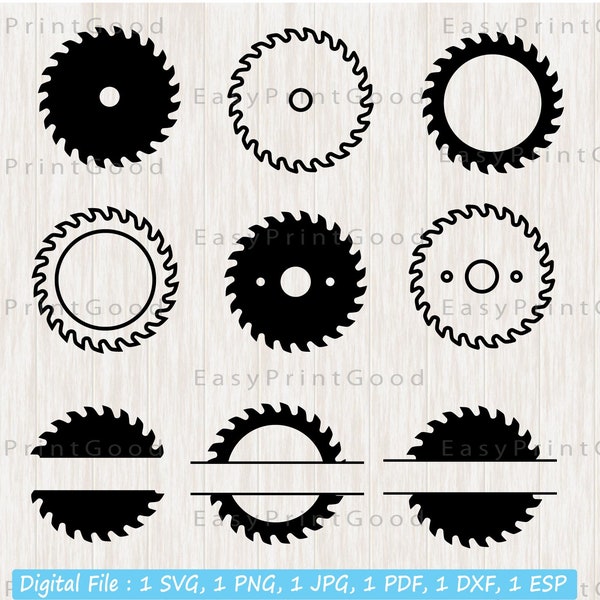 Saw Blade Svg - Etsy