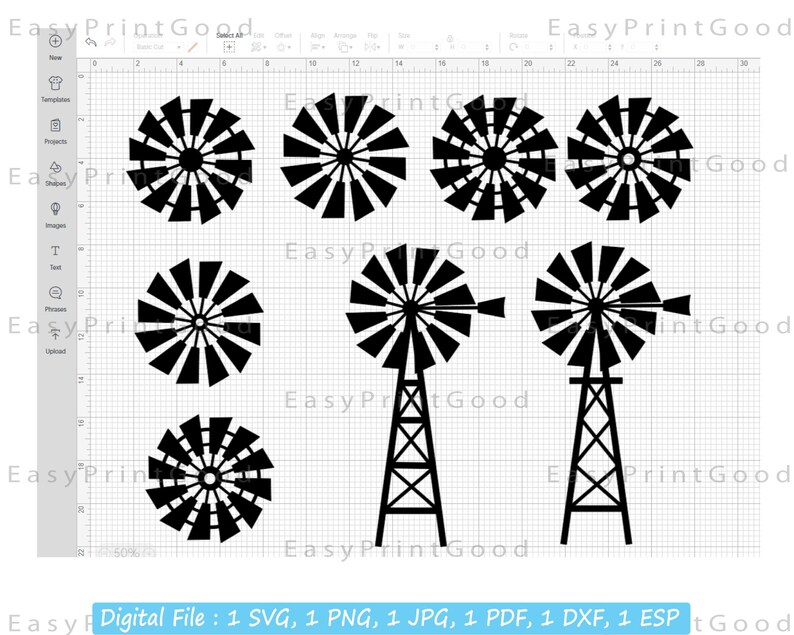 Windmill Svg Farm House Farm Windmill Svg Windmill Clipart - Etsy