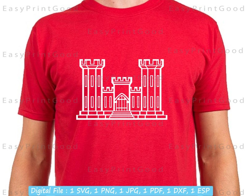 Army Engineer Svg Army Corps of Engineers Castle Union US - Etsy