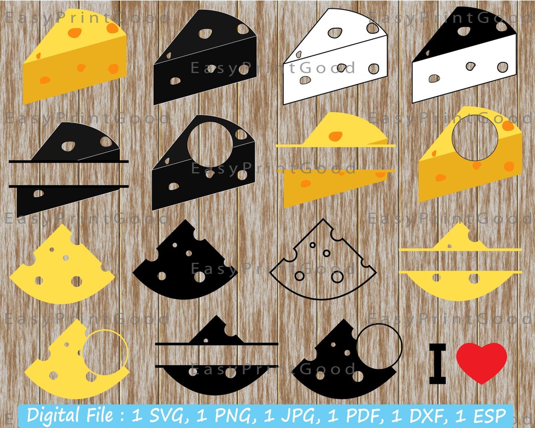 Cheese Svg Cheese Vector Cheese Clipart Food Clipart Food Download ...