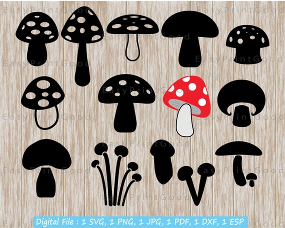 Mushroom Svg Bundle Mushroom Svg Cute Mushroom Clipart - Etsy Ireland