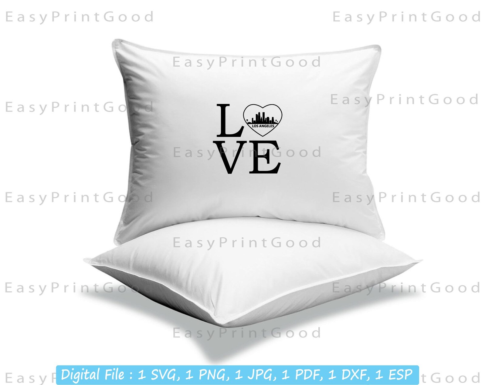 Los Angeles Frame Svg Bundle Los Angeles Svg California - Etsy