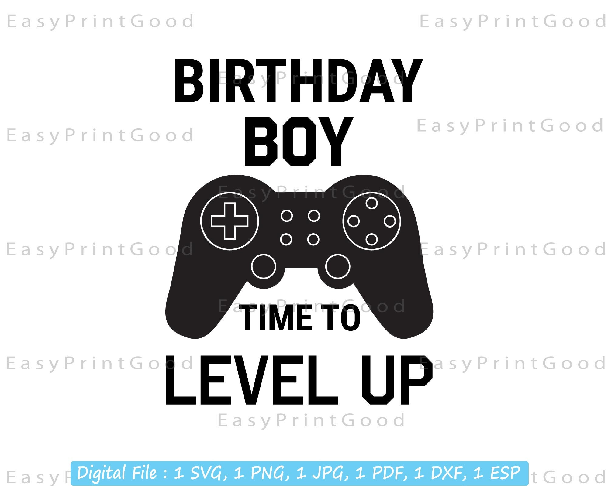 Birthday Boy Time to Level up Gaming Svg Birthday Boy Gamer - Etsy Israel