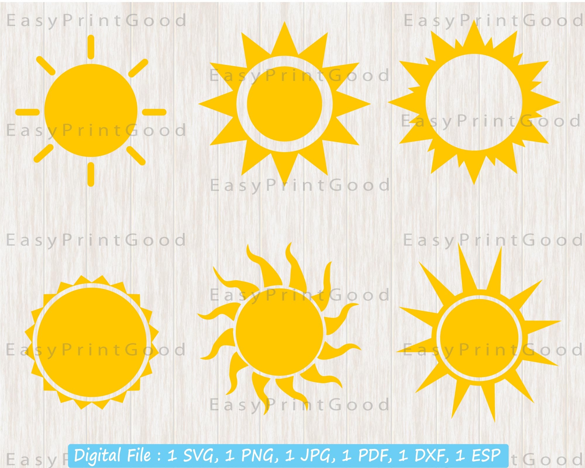 Sun Digital Clipart