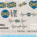 Halifax Flag Svg Bundle, Halifax Flag Clipart, Halifax, Nova Scotia ...