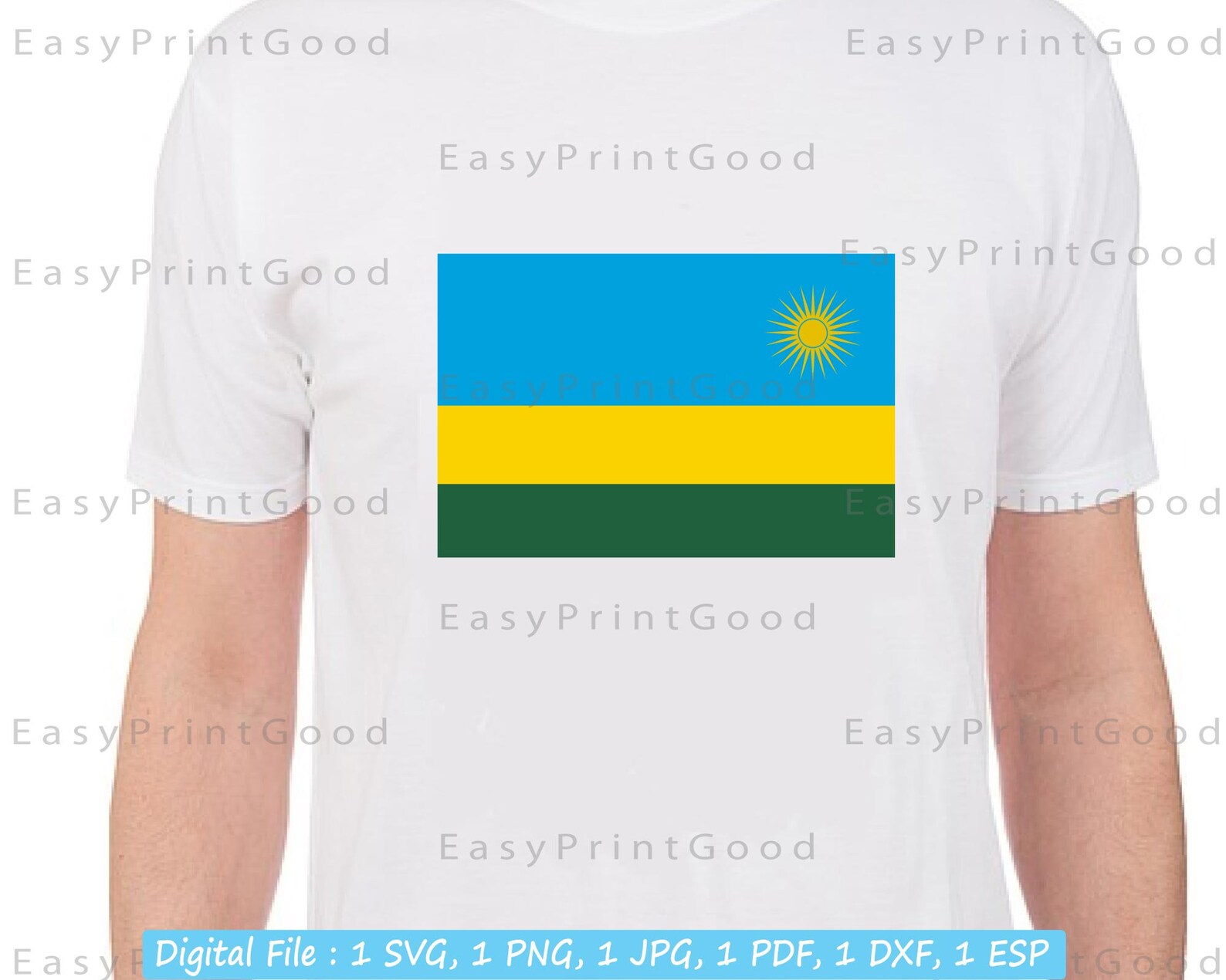 Rwanda Flag Bundle Svg Rwandan Flag Love Rwanda Waving | Etsy