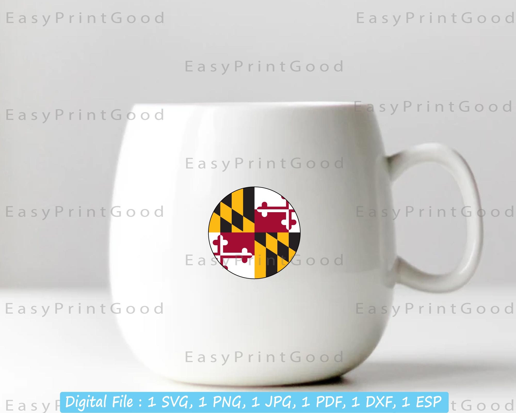 Maryland Flag Bundle Svg Maryland State Flag Svg Love - Etsy