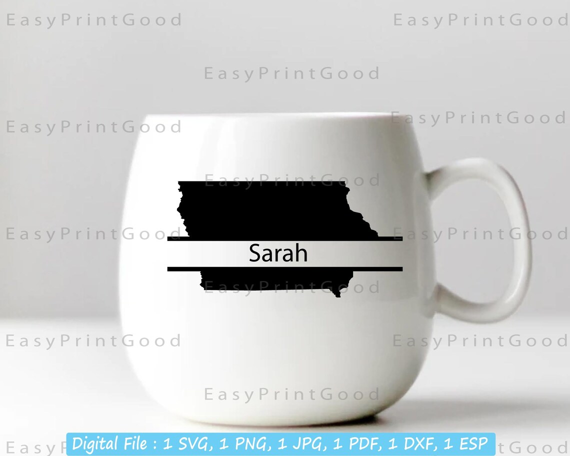 Iowa State Svg Bundle Iowa Map SVG Iowa Map Svg Iowa State - Etsy