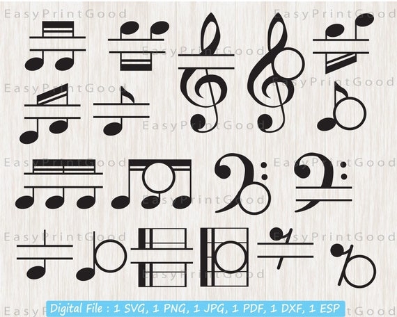 Nombres De Notas Musicales Individuales