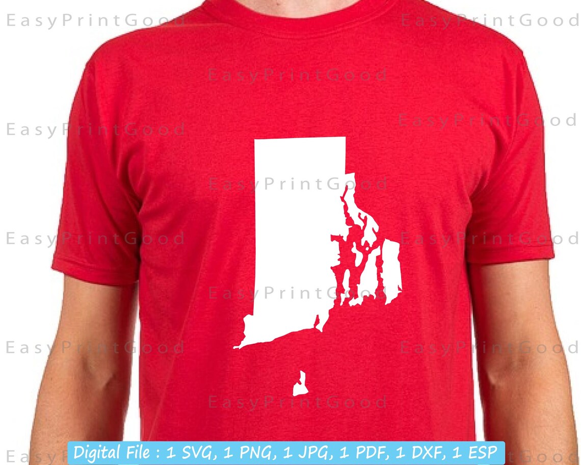Rhode Island State SVG Bundle Rhode Island Outline Rhode - Etsy