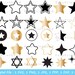 Stars Svg, Stars Vector, Stars Clipart, Star Cut File, Star Files for ...