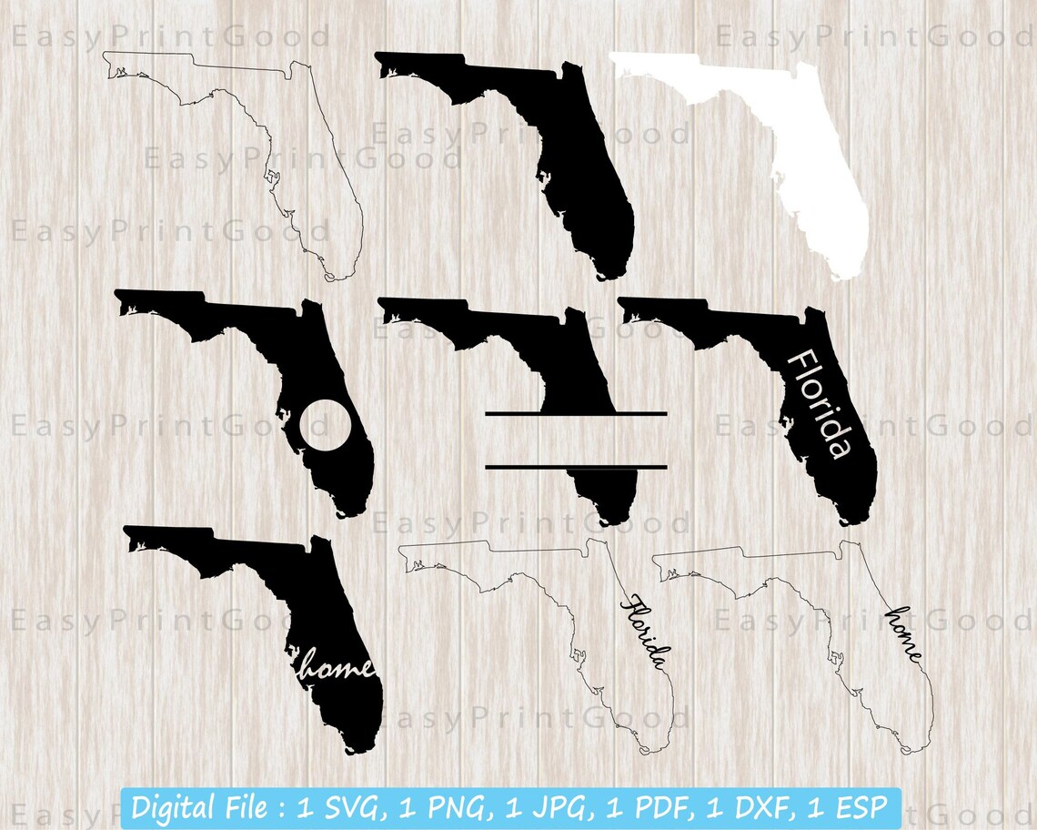 Florida State Svg Bundle Florida State Svg Florida State | Etsy