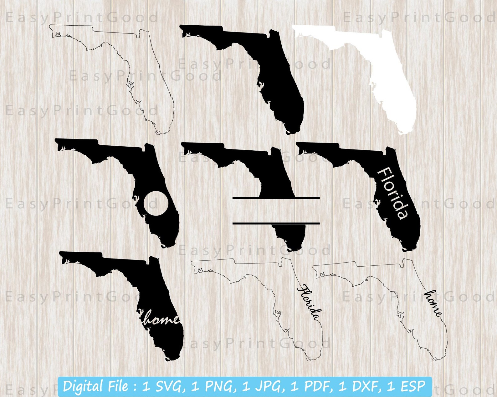 Florida State Svg Bundle Florida State Svg Florida State | Etsy