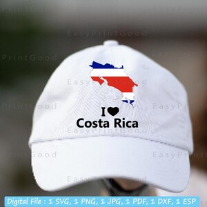 Costa Rica Map Svg Bundle, Costa Rica Map Flag, Costa Rica Clipart ...