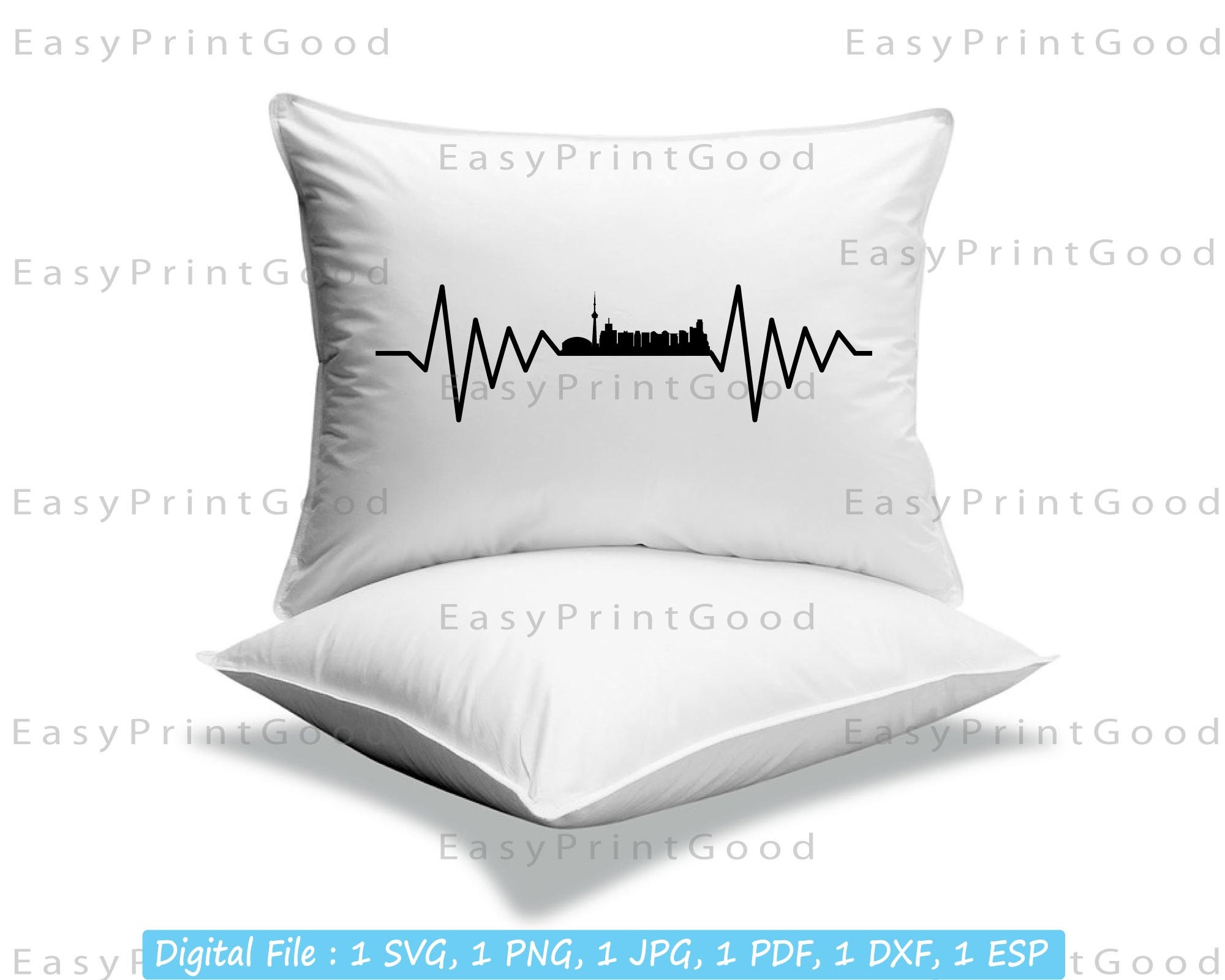 Toronto Skyline Frame Svg Bundle California Skyline Cityscape - Etsy