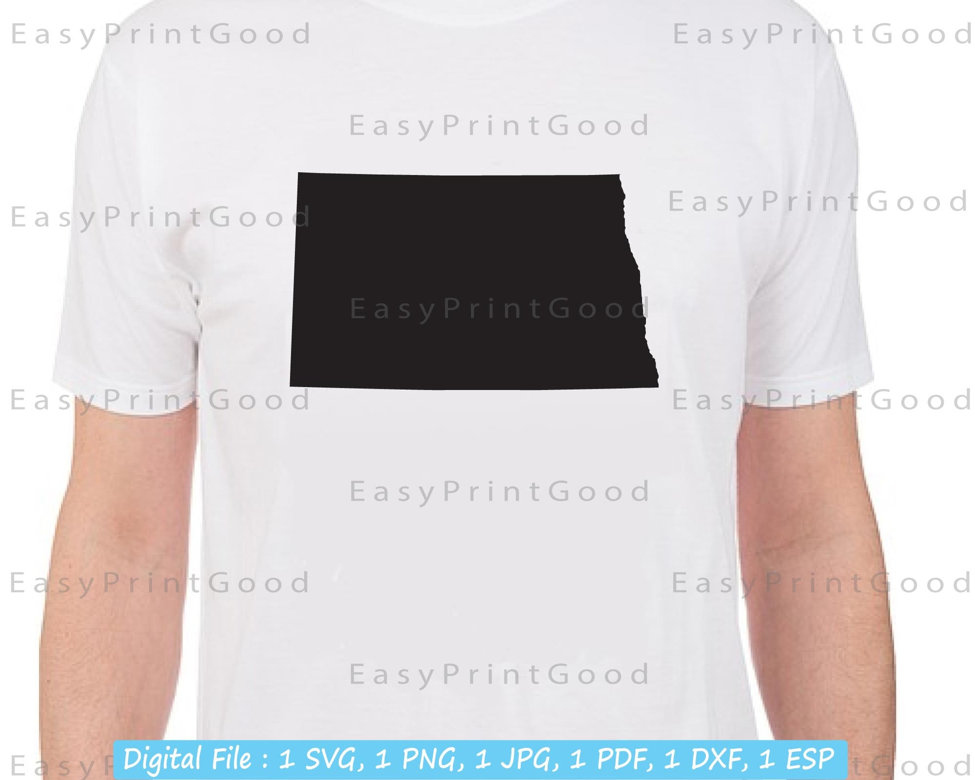 North Dakota Svg Bundle North Dakota State Outline Map | Etsy