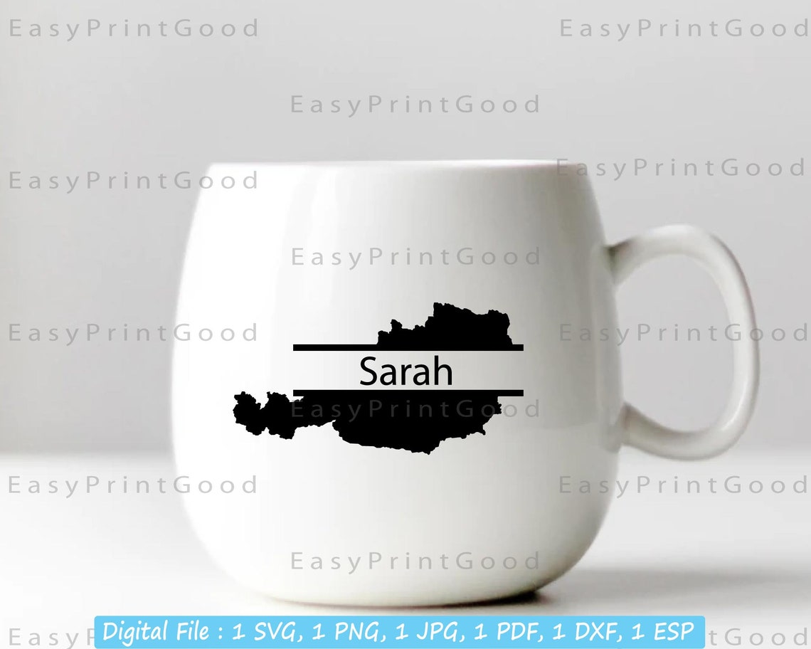 Austria SVG Bundle Austria Map Austrian Map Svg Austria - Etsy