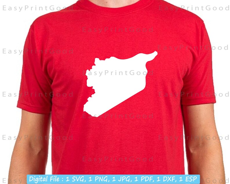 Syria SVG Bundle Syrian Map Syria Map Svg Syria Clipart - Etsy