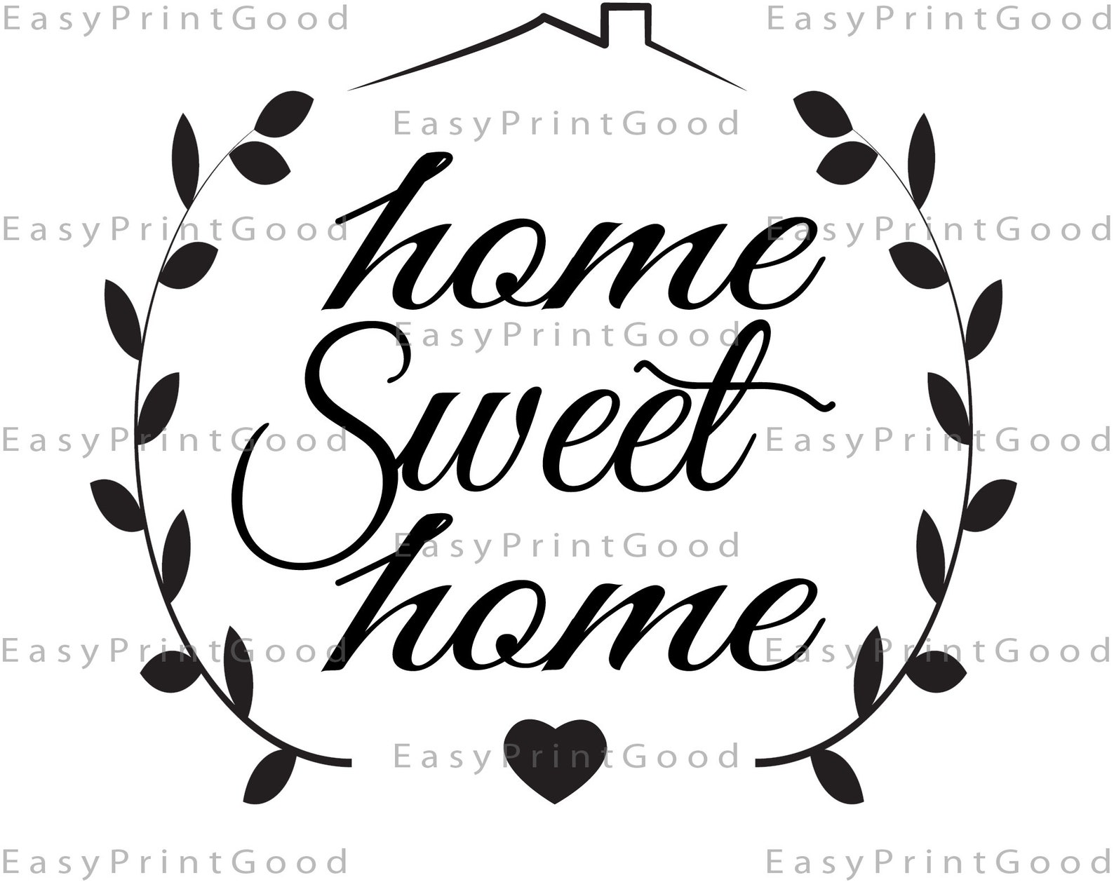 Home Svg File Home Sweet Home Svg Home Sweet Home Clipart | Etsy