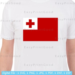 Tonga Flag Bundle Svg, Tongan National Flag, Love Tonga, Waving Tonga ...