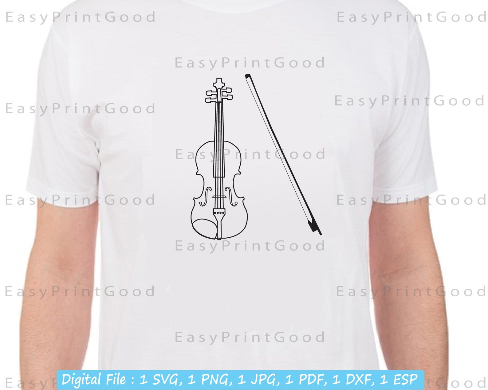 Violin Svg Violin Logo Violin Clipart Music Violin Cut - Etsy
