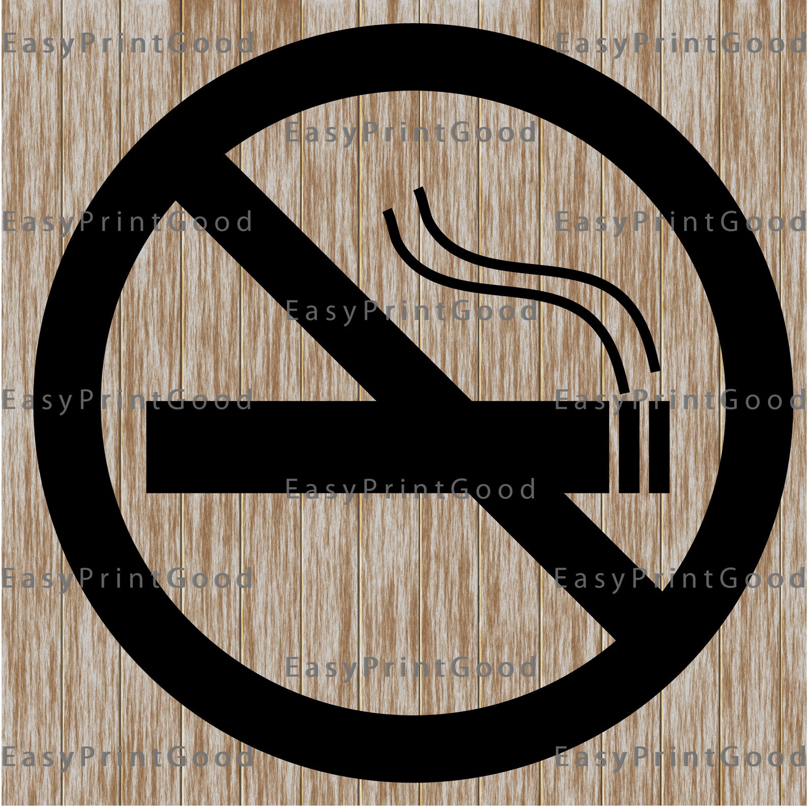 No Smoking Sign Svg No Smoking Logo Cutting File No Smoking - Etsy