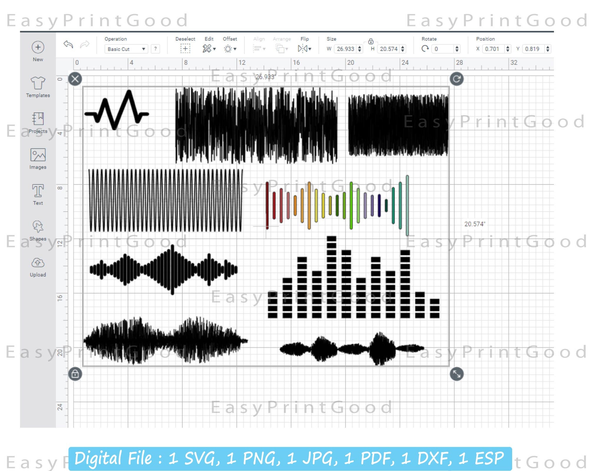 Sound Wave Svg, Musik Svg, Voice Wave Clipart, Bär Pfote Druck Svg ...