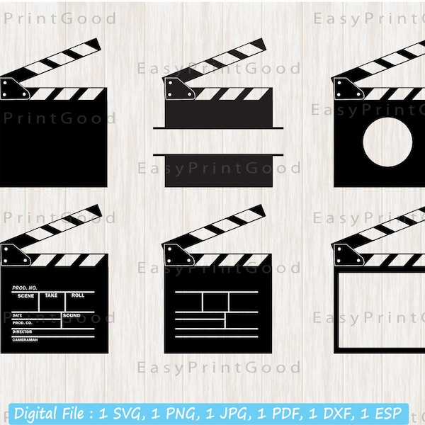Movie Clapper - Etsy UK