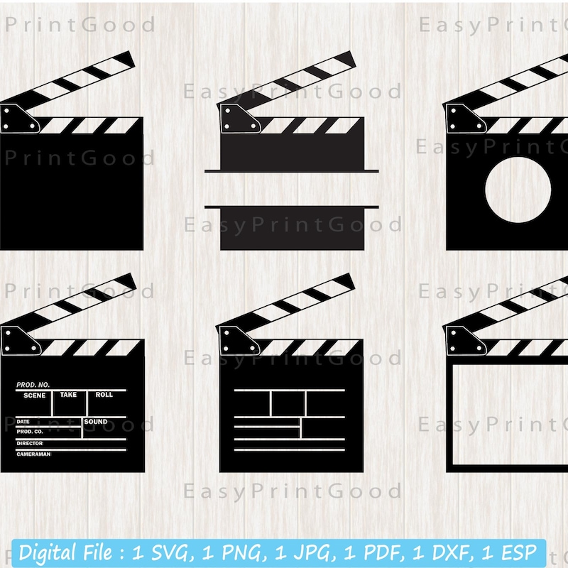 Movie Clapper - Etsy UK