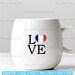 France Flag Bundle Svg, France Map, Love France, French Waving Flag ...