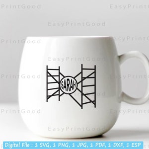 Scaffolding Bundle Svg, Scaffold Builder Split Frame, Scaffold Building ...