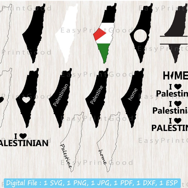Palestine Watermelon Map Cricut - Etsy