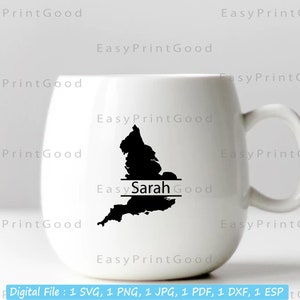 England Svg Bundle England State Svg England Outline - Etsy Canada