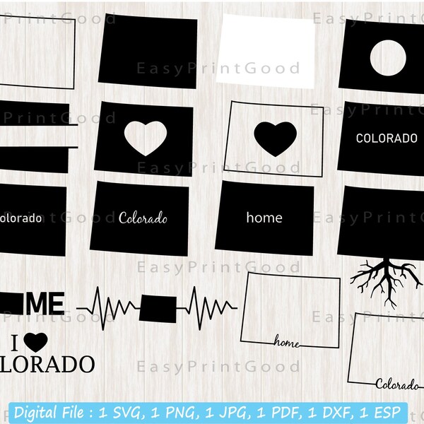 Colorado Svg - Etsy