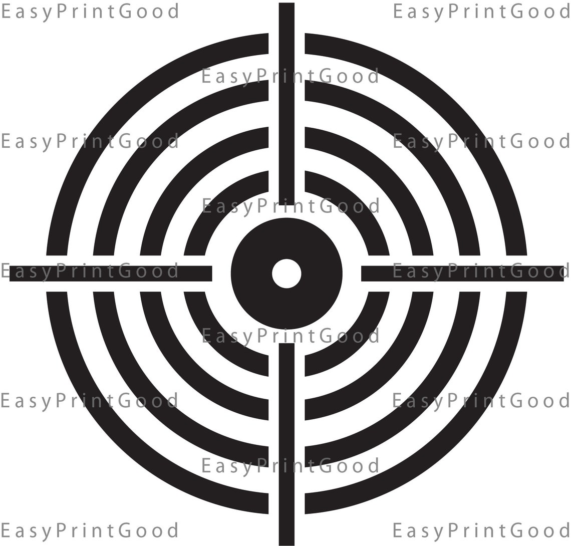 Target Svg Target Cutting File Shooting Target Silhouette - Etsy Hong Kong