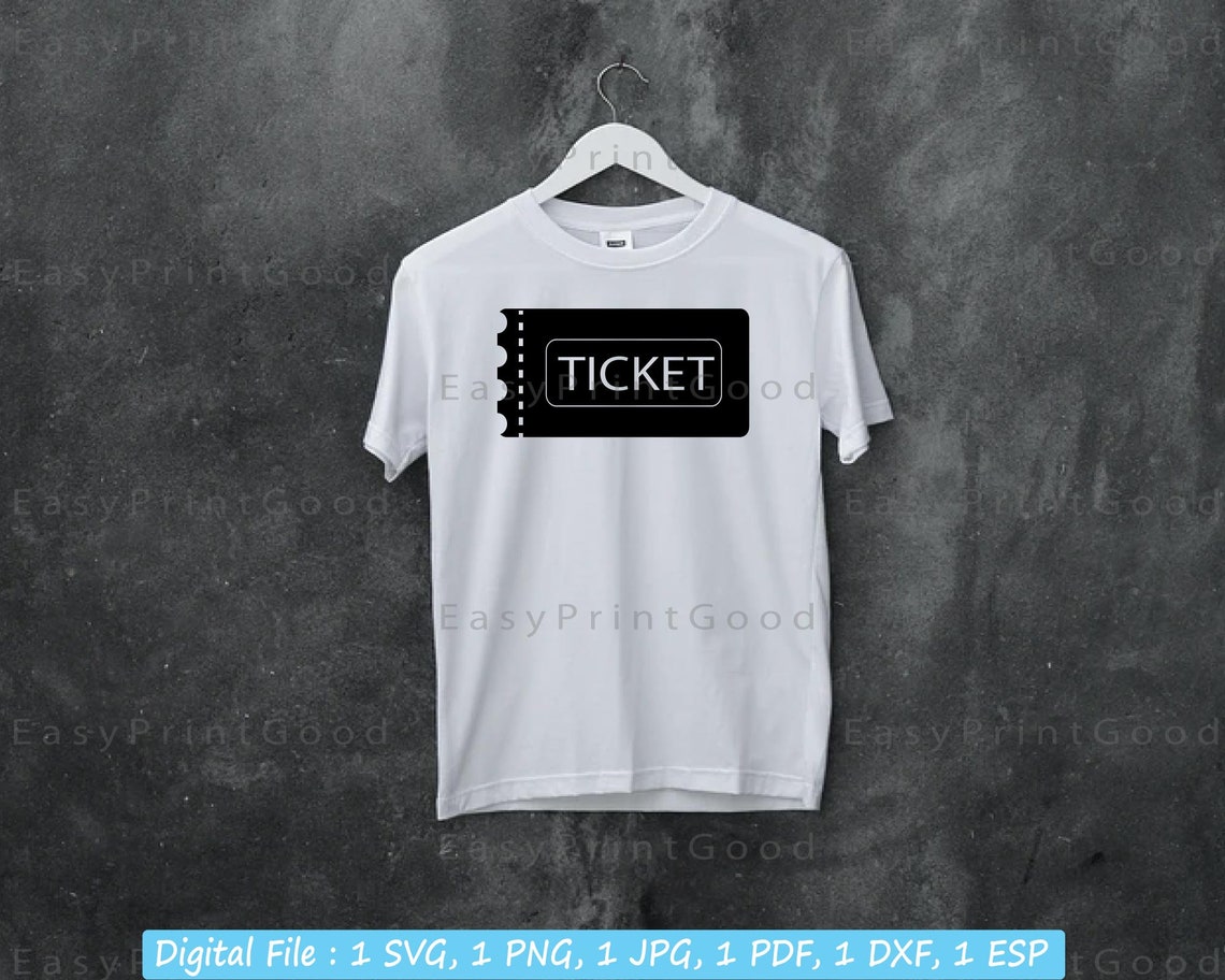 Ticket Outline Svg Ticket Svg Ticket Clipart Prize Svg - Etsy