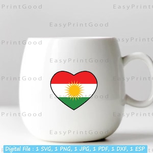 Kurdistan Flag Bundle Svg, Kurd Kurdistani Banner, Love Kurdistan ...